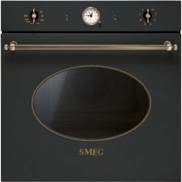 Smeg Colonial multifunksjonsovn sort 60 cm - Homestore.no